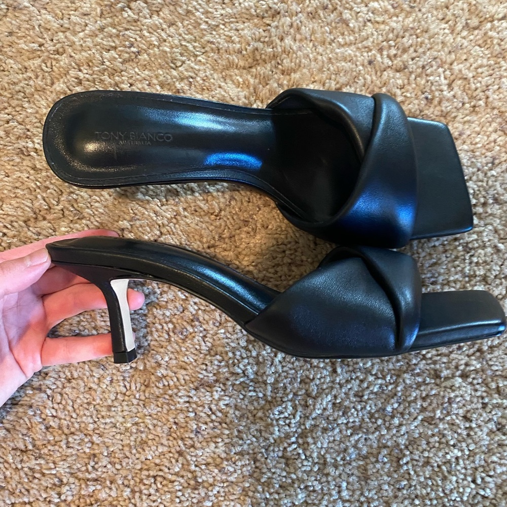 Tony Bianco Square Toe Heels - Gem